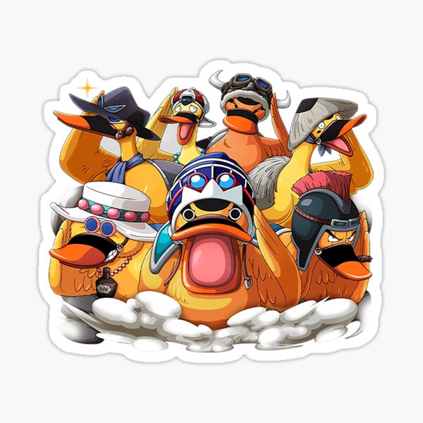 "Carue Ducks Anime Piece" Sticker for Sale by PieceStore | Redbubble