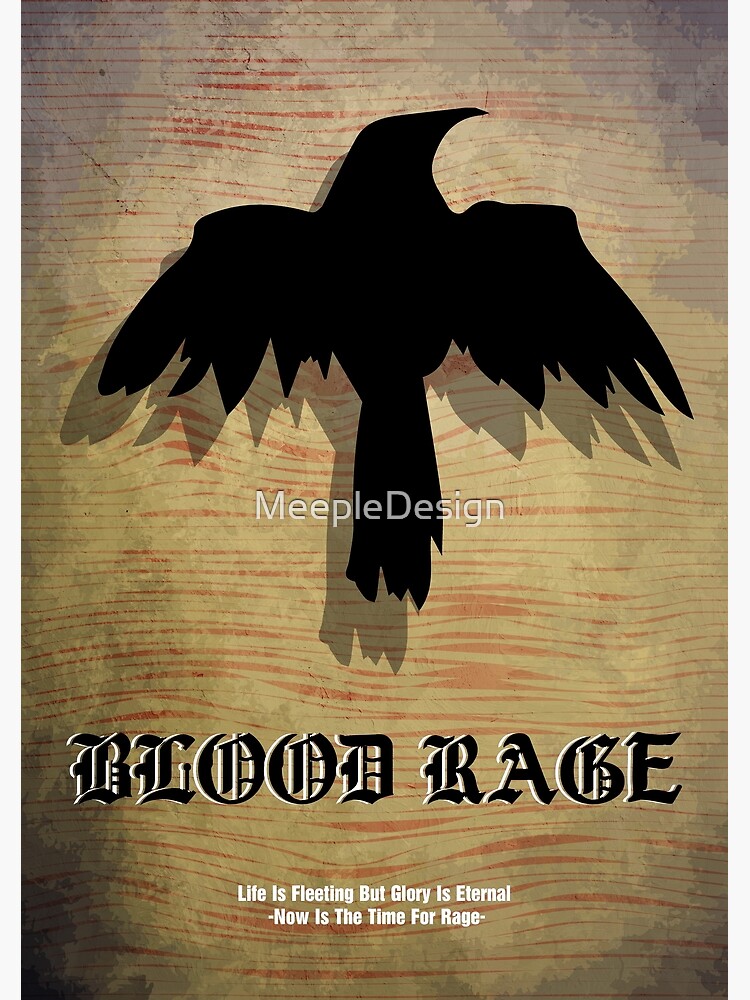 "Blood Rage - Board Games Design - Movie Poster Style - Board Game Art ...