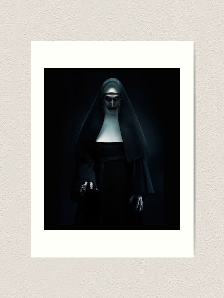 "Demonic Sister Valak The Nun" Art Print for Sale by HINDAM4U | Redbubble