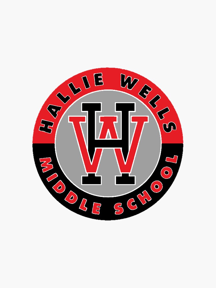 "Hallie Wells Logo" Sticker by Squadron48 | Redbubble