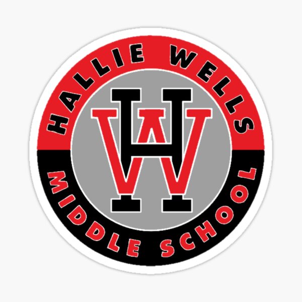 "Hallie Wells Logo" Sticker by Squadron48 | Redbubble