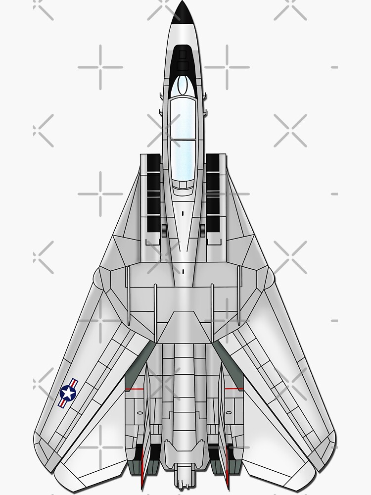 "The F-14 Tomcat" Sticker for Sale by rogue-design | Redbubble