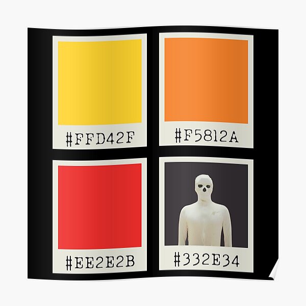 "Razz Colors Polaroids" Poster by samthestarkid | Redbubble