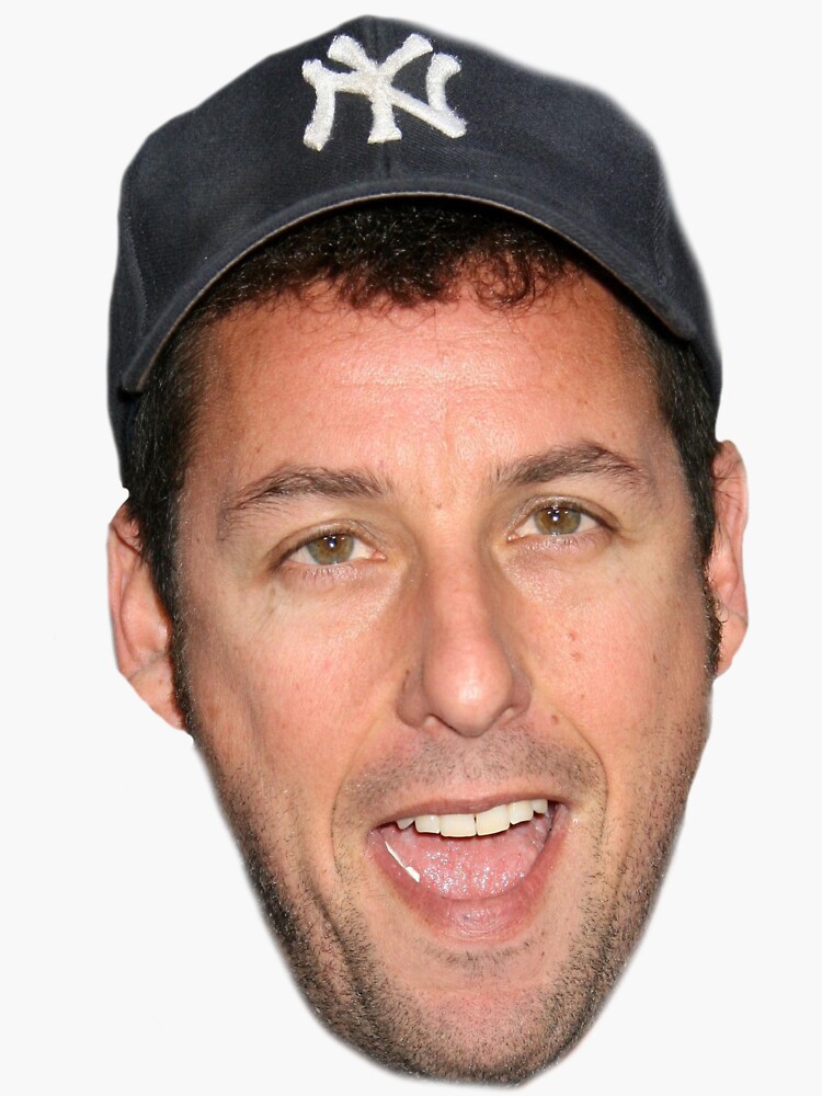 "Adam Sandler's Face" Sticker for Sale by PapaBadDad | Redbubble