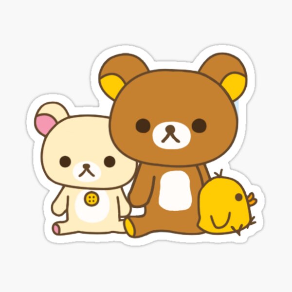 "cute rilakkuma's family - san-x" Sticker for Sale by jisoohuwa | Redbubble