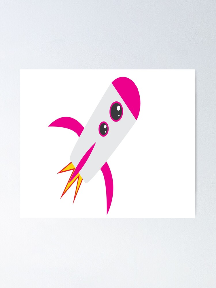 "Crazy Rocket" Poster by Straleks | Redbubble