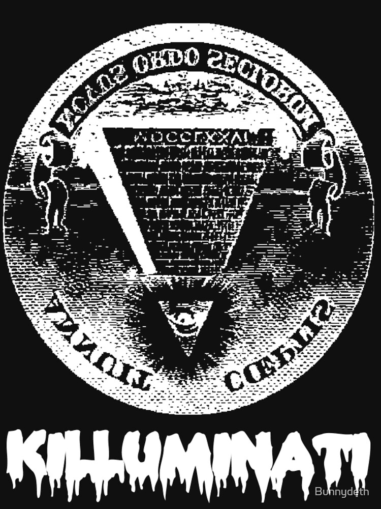 "Killuminati-black" T-shirt for Sale by Bunnydeth | Redbubble | anarchy ...