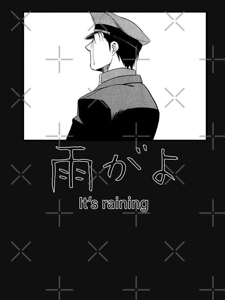 "FMA - It's Raining - Roy Mustang sad scene" Lightweight Hoodie for ...