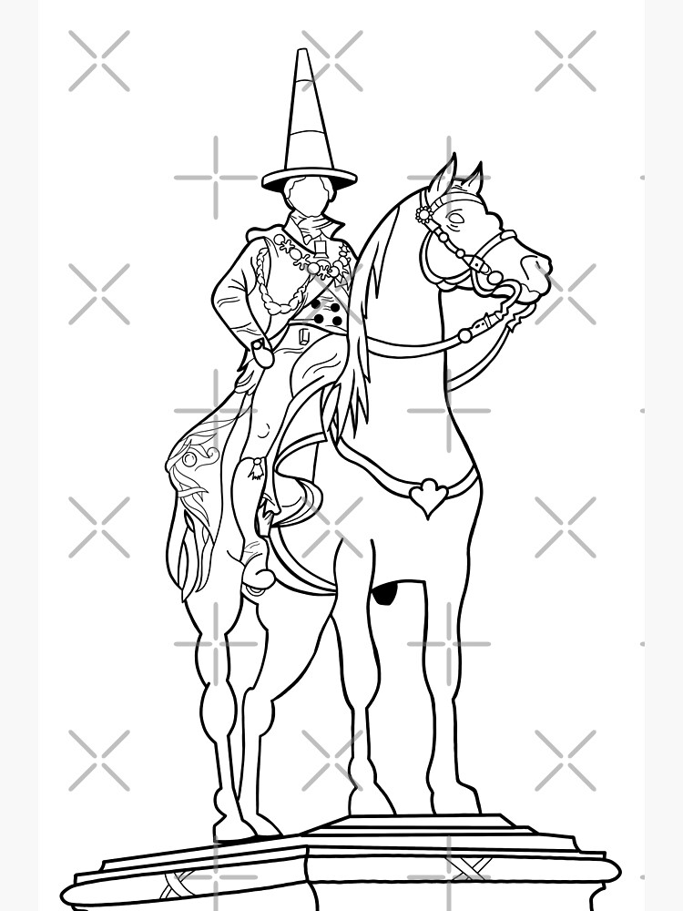 "Duke Of Wellington Statue, Glasgow" Poster for Sale by lunajane ...
