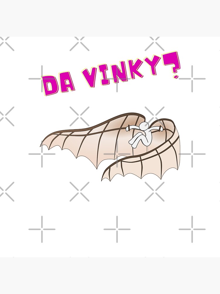 "Da Vinky? Ornithopter Meme Pink" Poster by LuckyKermit | Redbubble