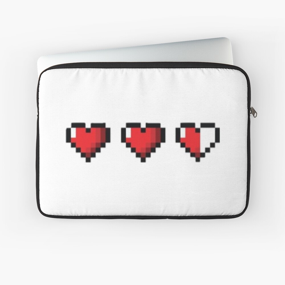 "minecraft hearts" Sticker for Sale by gibbytherat | Redbubble