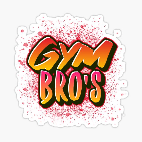 "Gym Bros" Sticker by Reno96 | Redbubble