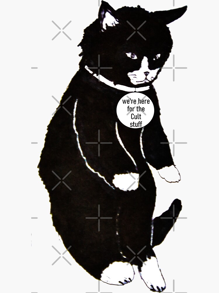 "We're Here For The Cult Stuff Cat Buzzfeed Unsolved Inspired Print ...