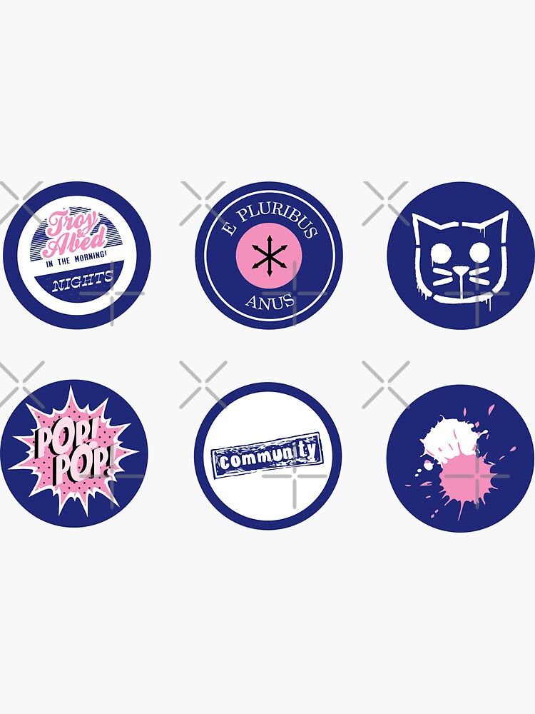 "community sticker pack" Sticker for Sale by jennlang | Redbubble