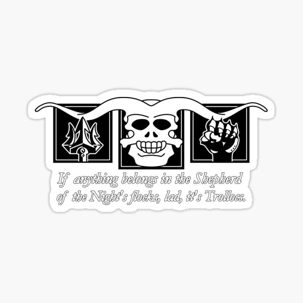 "WOT Trolloc Chapter Icon" Sticker for Sale by ruiazevedo | Redbubble