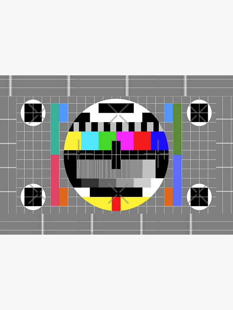 "SMPTE Standard Definition Television Color Bars Slim Fit" Mask for ...