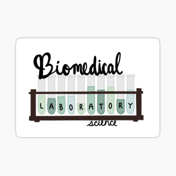 "Biomedical Laboratory Science" Sticker for Sale by NicVezina | Redbubble