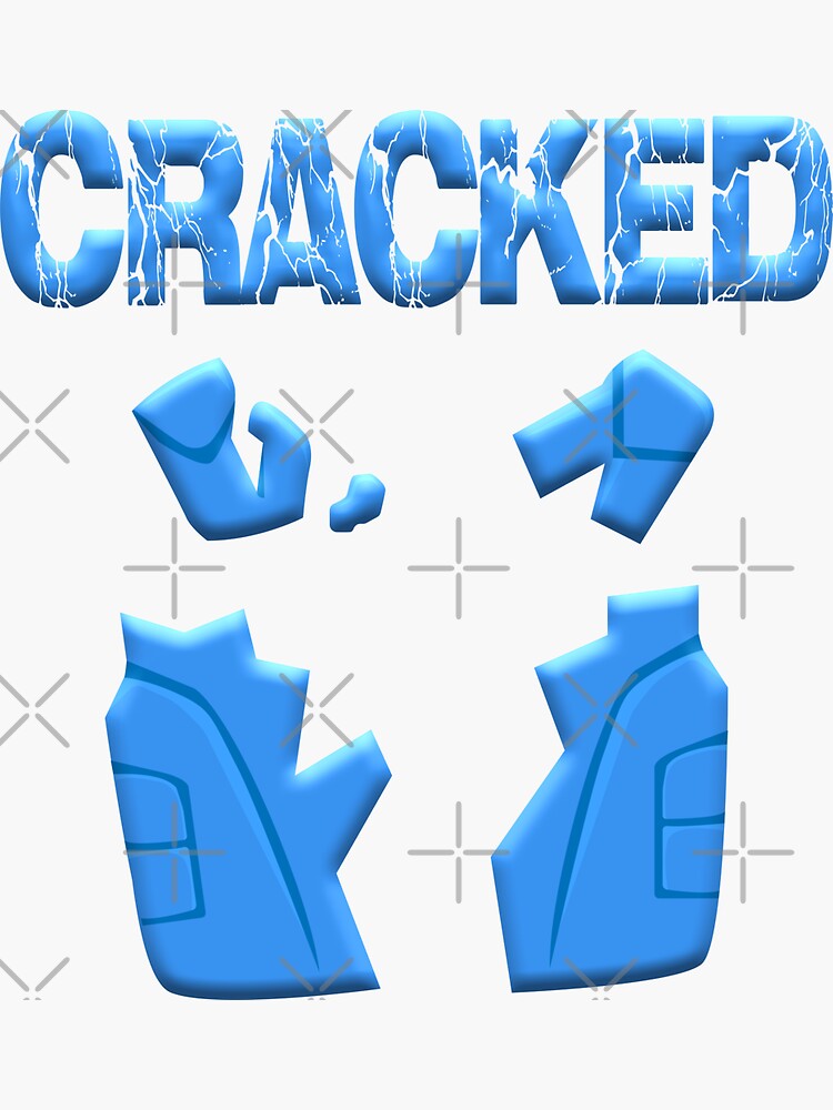 "Warzone Cracked" Sticker for Sale by DragonGFX | Redbubble