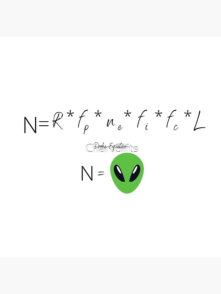 "Drake Equation - Life in the Universe - Scientist Print - Researchers ...