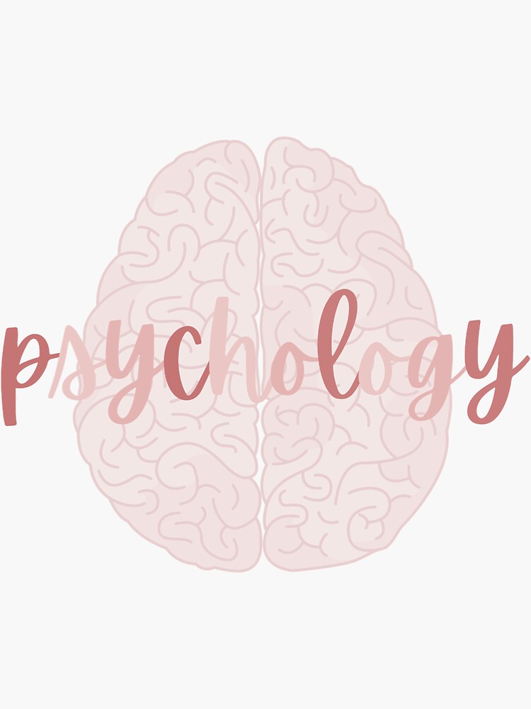 "psychology" Sticker for Sale by Tylerd9596 | Redbubble