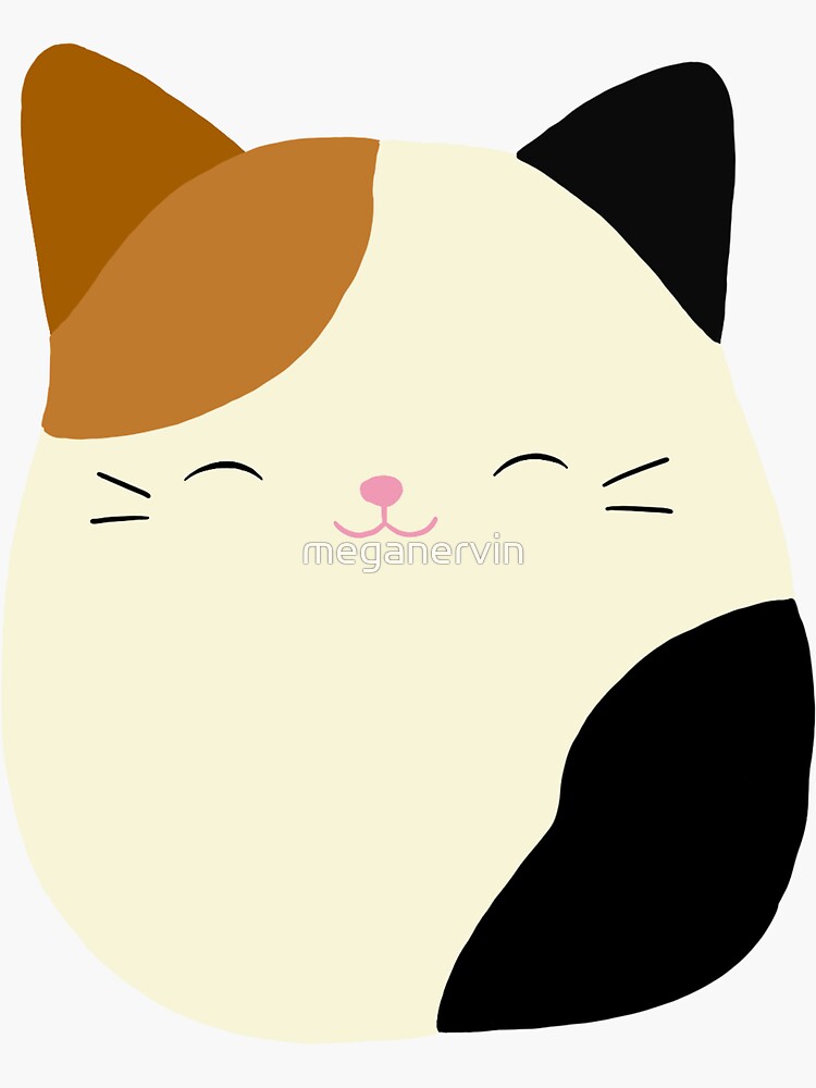"Squishmallow Cat" Sticker by meganervin | Redbubble