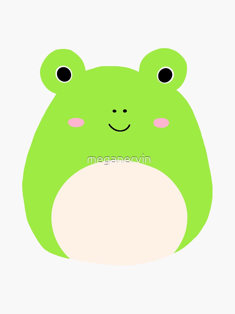 "Squishmallow Frog" Sticker for Sale by meganervin | Redbubble