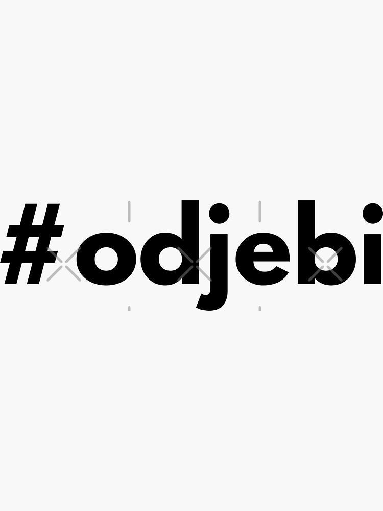 "Odjebi" Sticker by lolora | Redbubble