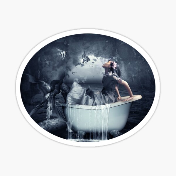 "Melusine" Sticker by ravendusk | Redbubble