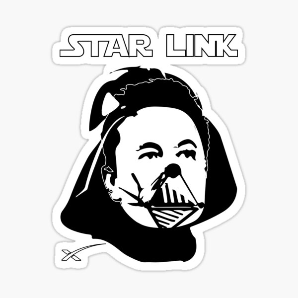 "StarLink " Sticker for Sale by WillianRosa | Redbubble