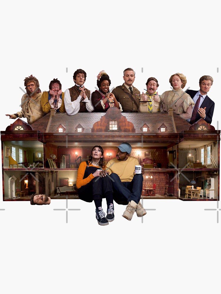 "BBC Ghosts" Sticker for Sale by amyternent | Redbubble