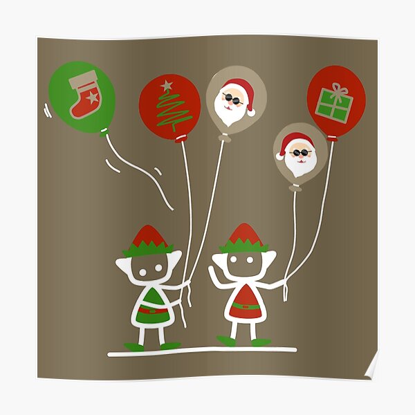 "Stickman / Elf" Poster for Sale by LotusCreations | Redbubble