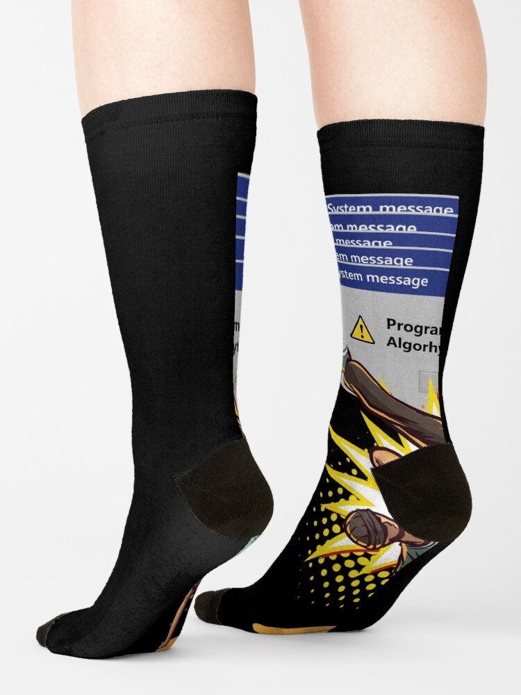 "Programmer and Coder Gift Programmer Dance to Alogrhytm " Socks by ...