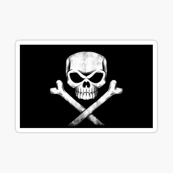 "Jolly Roger!" Sticker for Sale by BNcomics | Redbubble