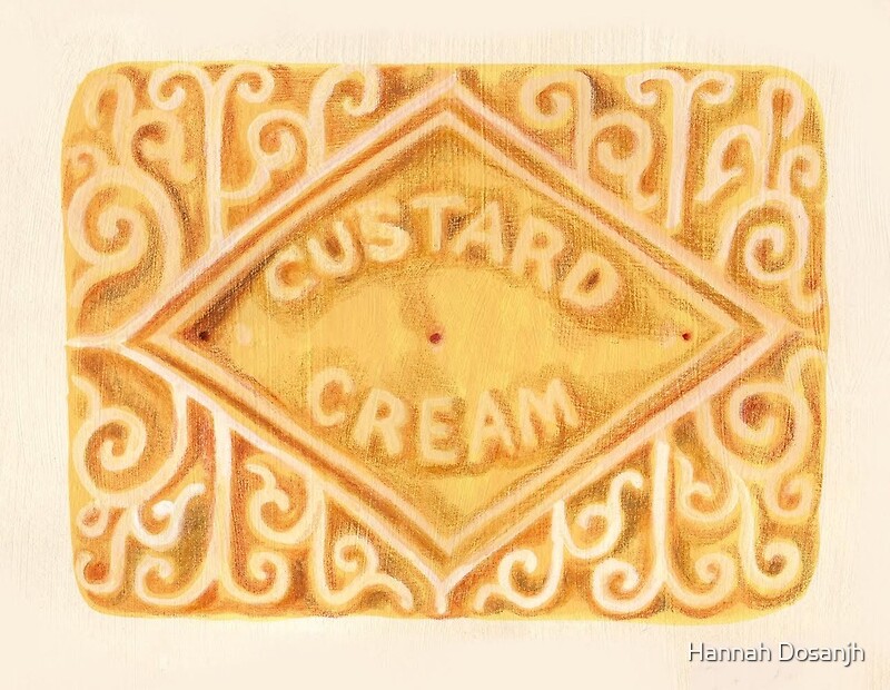"Custard Cream" by Hannah Dosanjh | Redbubble