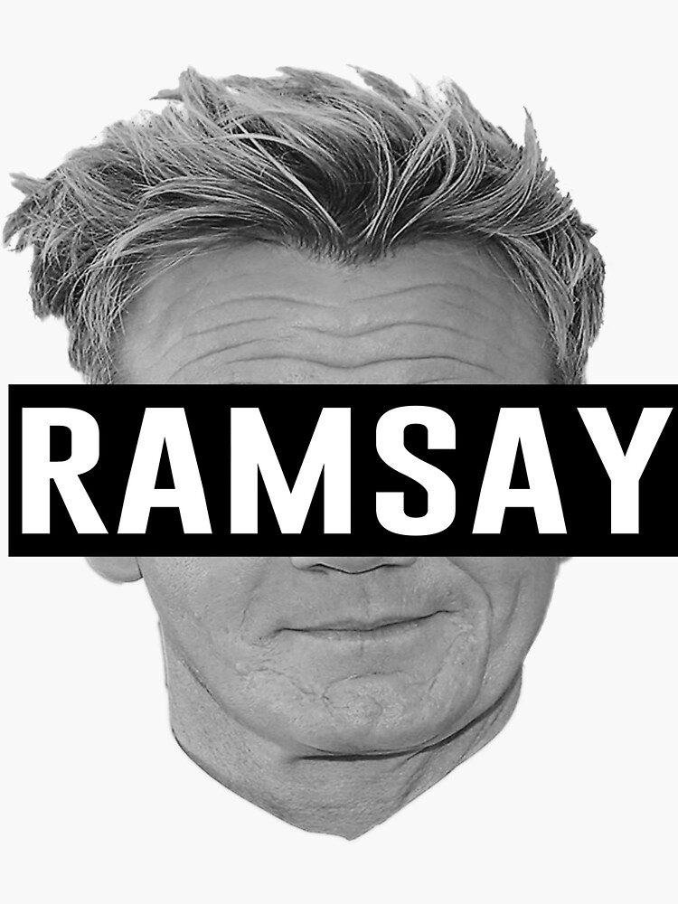 "Hell's Kitchen Gordon Ramsay" Sticker for Sale by Gogetatme | Redbubble