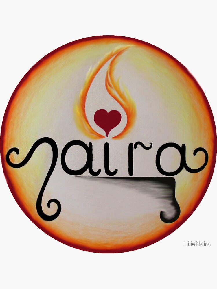"Naira Art Logo" Sticker for Sale by LilieNaira | Redbubble