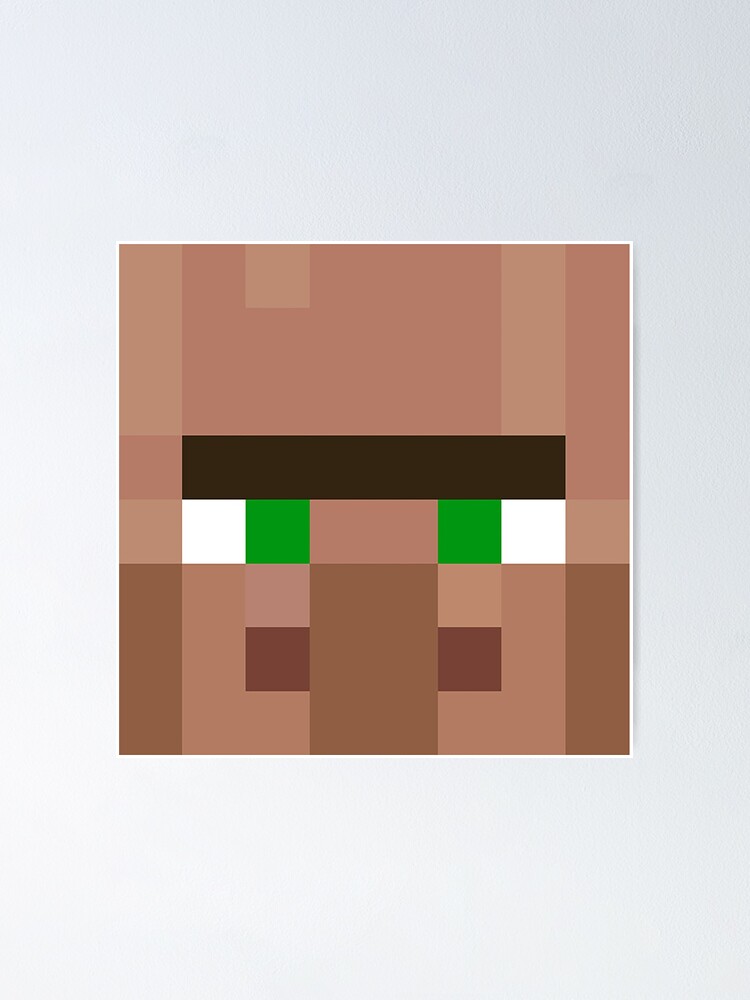"VILLAGER FACE" Poster for Sale by Bubbledavid | Redbubble