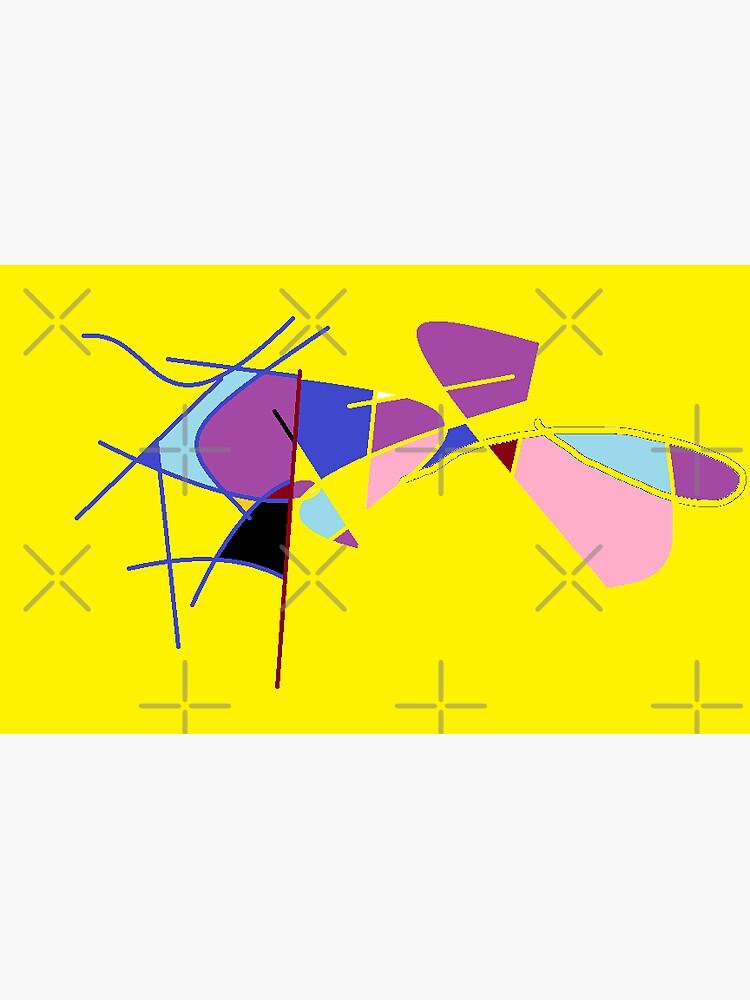 "Abstract Yellow Butterfly" Sticker for Sale by DianeBP | Redbubble