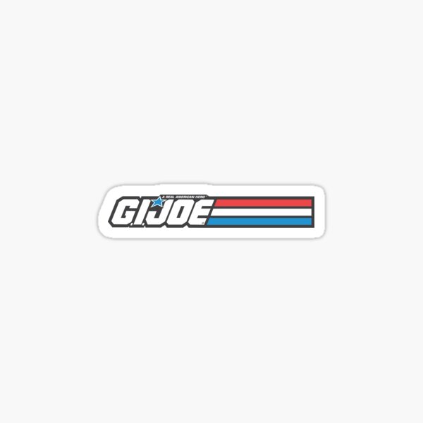 "G i Joe Logo" Sticker for Sale by aliberalino | Redbubble
