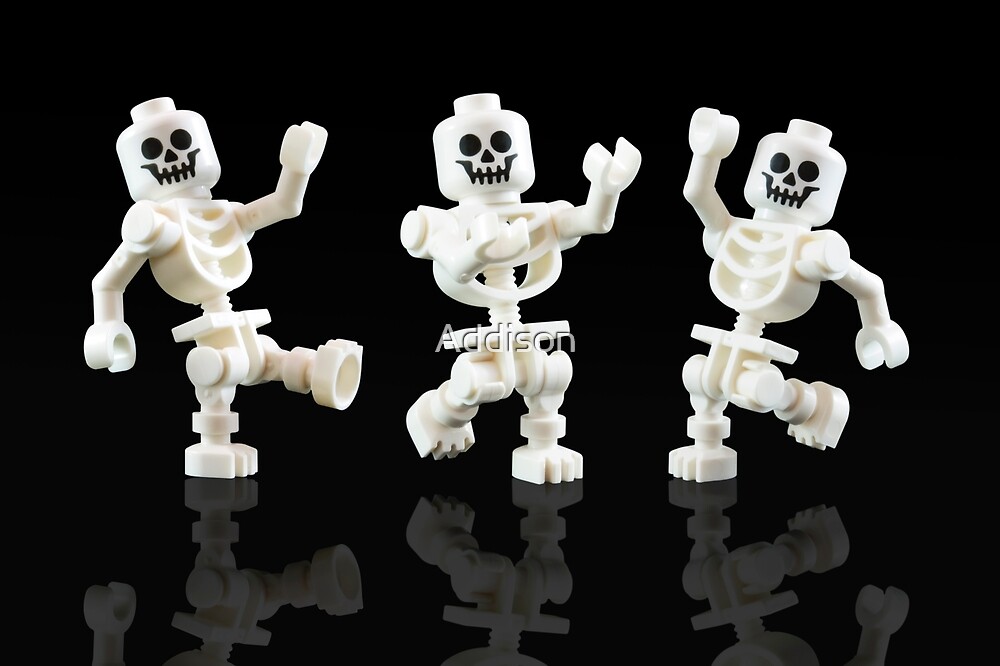 "Dancing Skeletons" by Addison | Redbubble