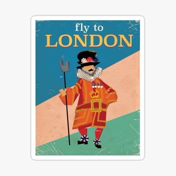 "See England Tower of london beefeater." Sticker for Sale by ...