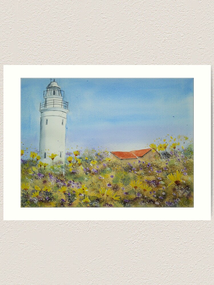 "Paphos Lighthouse, Cyprus" Art Print for Sale by FrancesArt | Redbubble