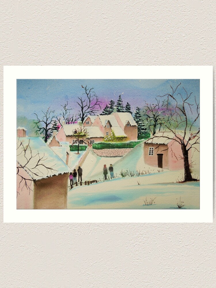 "Winter Time" Art Print for Sale by FrancesArt | Redbubble