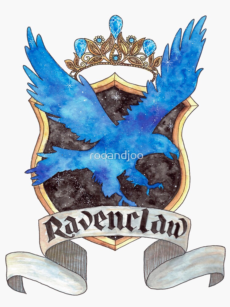 "Eagle Galaxy Raven Crest" Sticker for Sale by rooandjoo | Redbubble