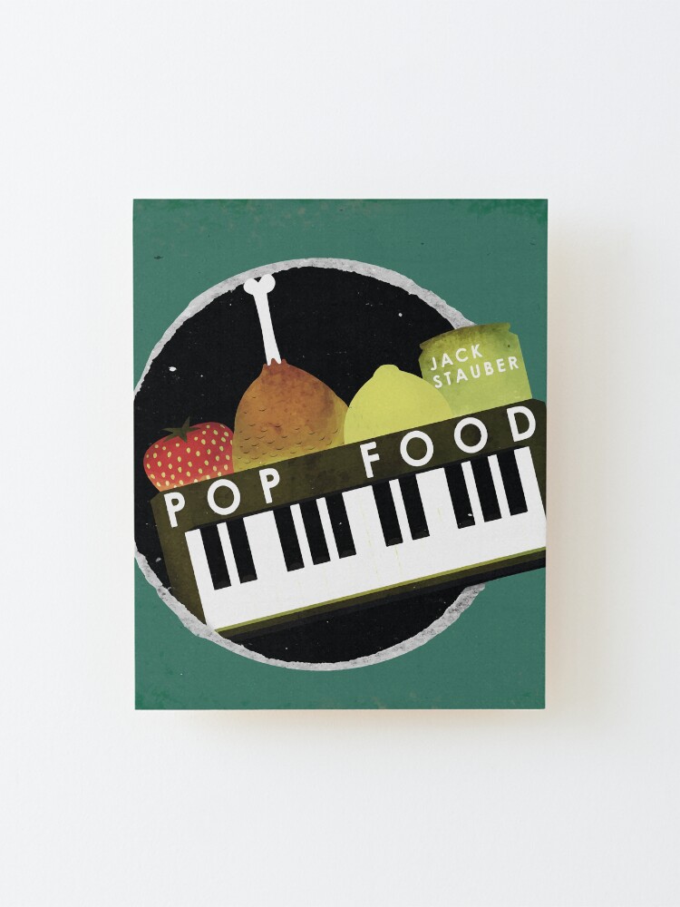 "Jack Stauber Pop Food Album Cover" Mounted Print for Sale by ...