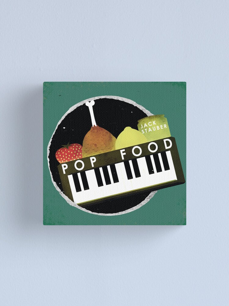 "Jack Stauber Pop Food Album Cover" Canvas Print by Freshfroot | Redbubble