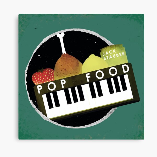 "Jack Stauber Pop Food Album Cover" Canvas Print by Freshfroot | Redbubble