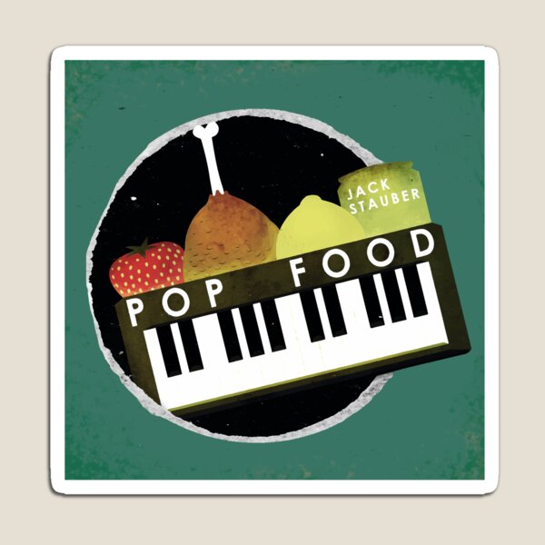 "Jack Stauber Pop Food Album Cover" Magnet by Freshfroot | Redbubble