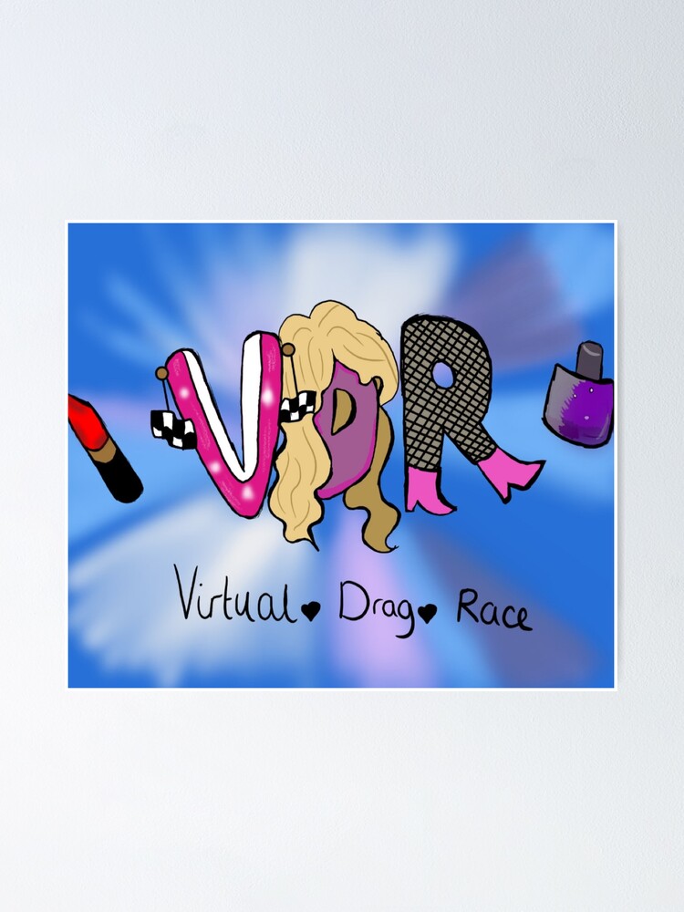 "VDR Logo" Poster for Sale by VirtualDragRace | Redbubble