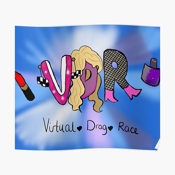 "VDR Logo" Poster for Sale by VirtualDragRace | Redbubble